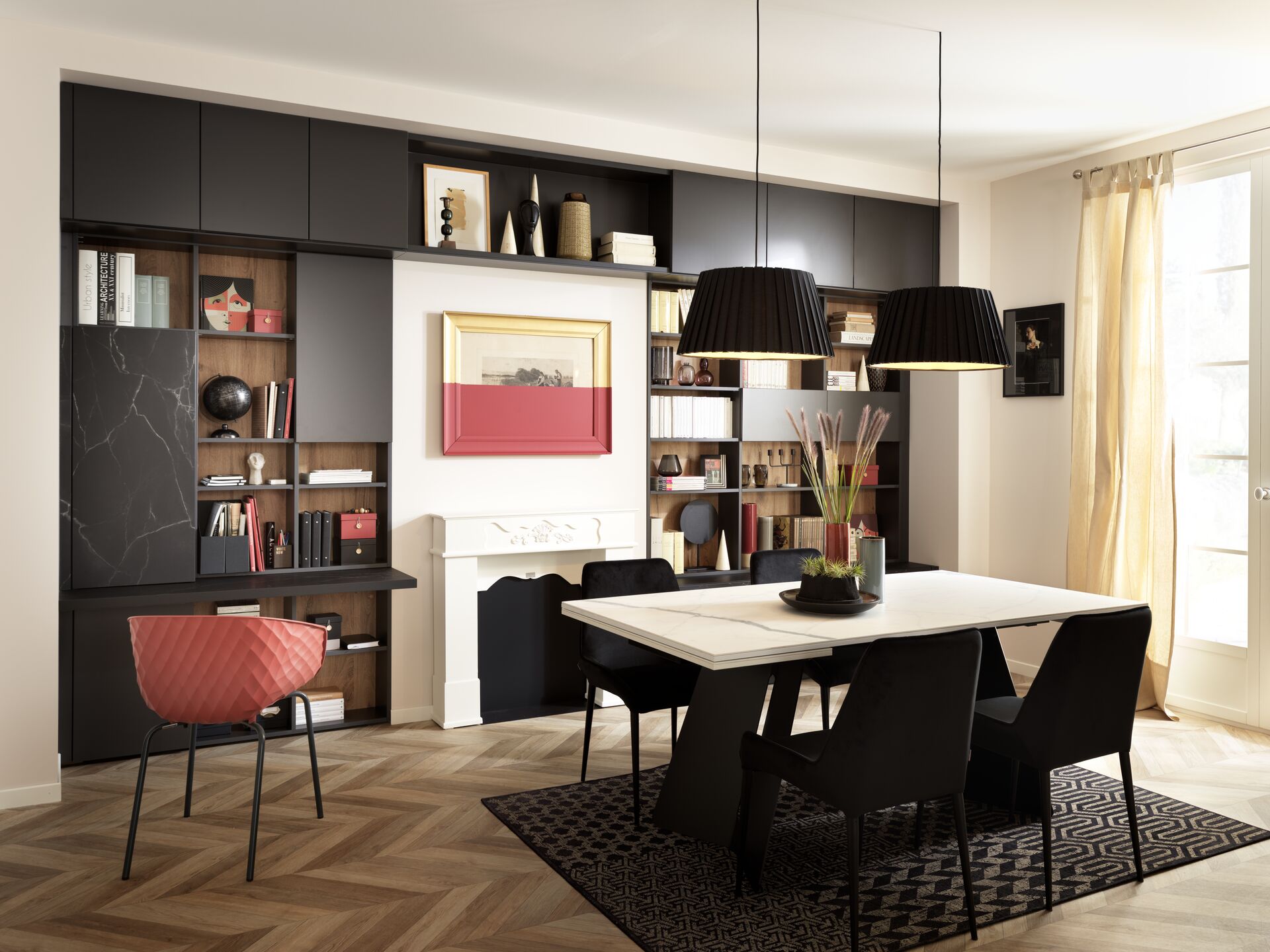 Bespoke wall unit, TV unit and partition unit | SCHMIDT
