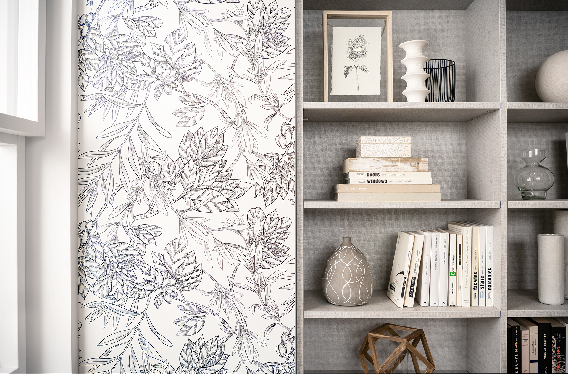 Fitted desk area in the living room | SCHMIDT