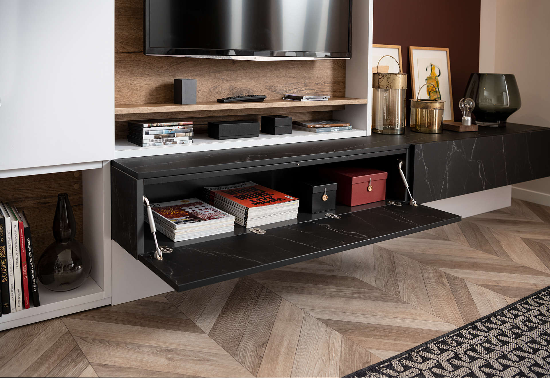 Bespoke wall unit, TV unit and partition unit | SCHMIDT